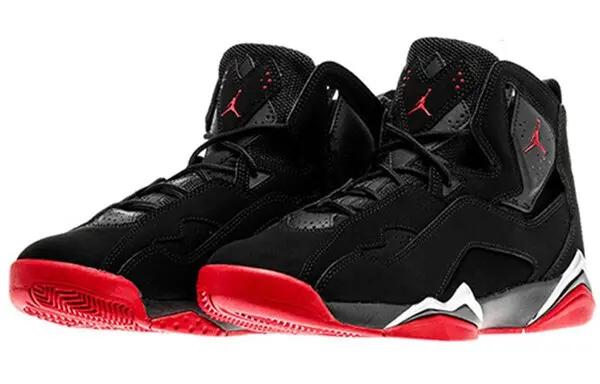 JORDAN Air True Flight High Top Sneakers - Black