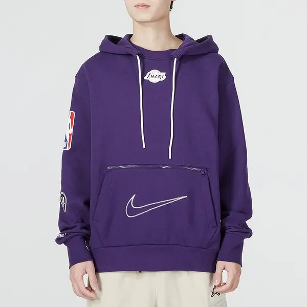 Nike Athletic Hooded Long Sleeve Pullover