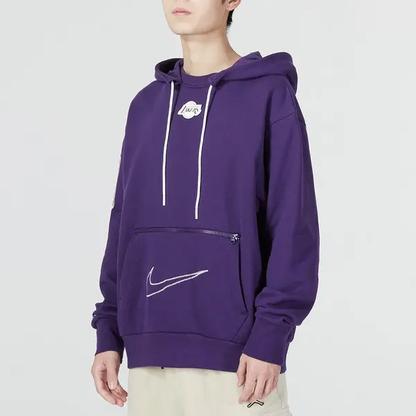 Nike Athletic Hooded Long Sleeve Pullover