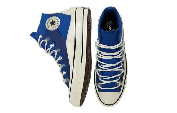 CONVERSE Chuck 70 Utility High Top Sneakers - White/blue