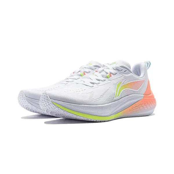 LI-NING Rouge Rabbit 7" Sneakers - White/yellow/orange