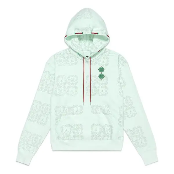 JORDAN X Clot Crossover Full Print Pullover Hoodie - Multi-color