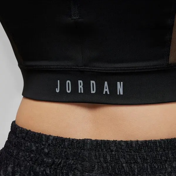 JORDAN Air Sport Crop Top - Black
