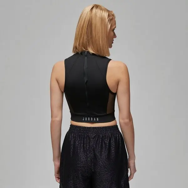 JORDAN Air Sport Crop Top - Black