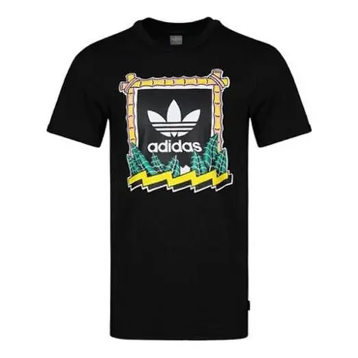 Adidas Originals Sports Loose Breathable Short Sleeve - Black
