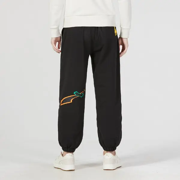 PUMA Classics Street Sport Sweatpants 'black - Black/green