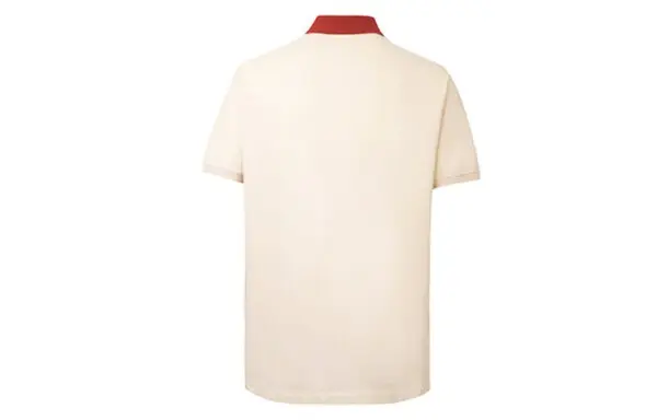 Gucci Contrast Collar Logo Printed Polo Shirt For