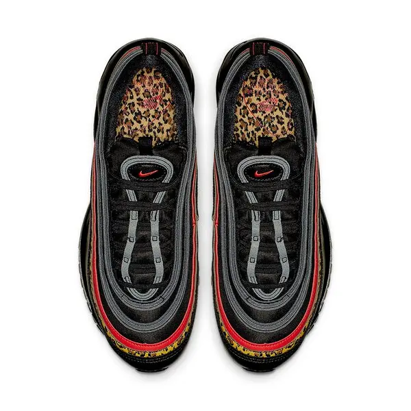 Nike Max 97 Leopard Pack Sneakers - Black