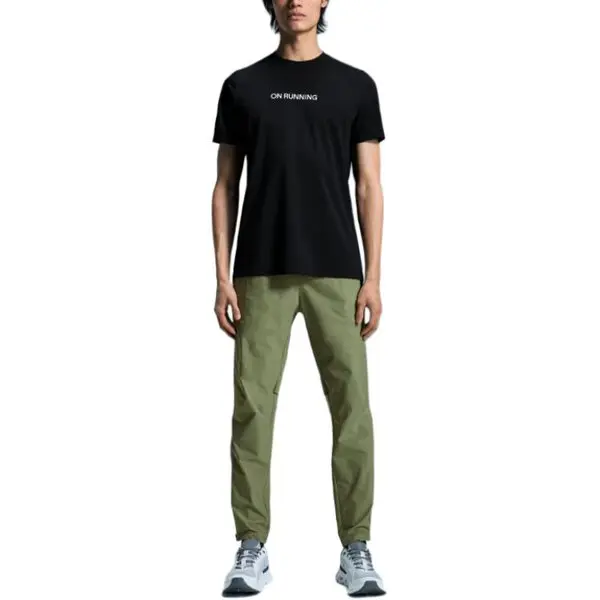On Run-t T-shirt 'black White
