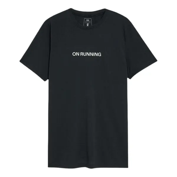On Run-t T-shirt 'black White