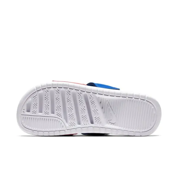 Nike Benassi Duo Ultra Slide Sandals - Whiteredblue