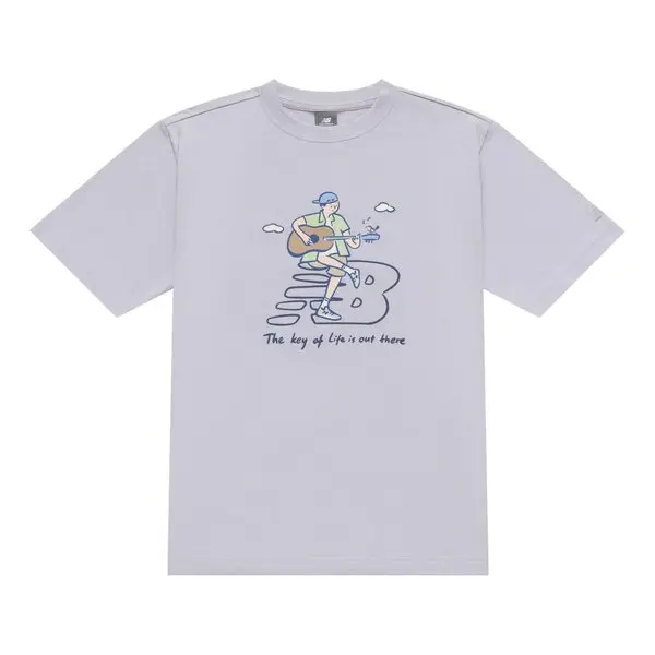 NEW BALANCE X Pk Guitar Graphic T-shirt - Light Purple