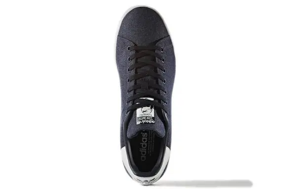 Adidas Stan Smith Denim Low Top Sneakers - Blue/white