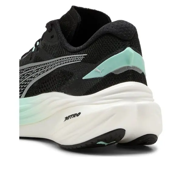 PUMA Deviate Nitro 3 Athletic Sneakers - Black/mint Blue