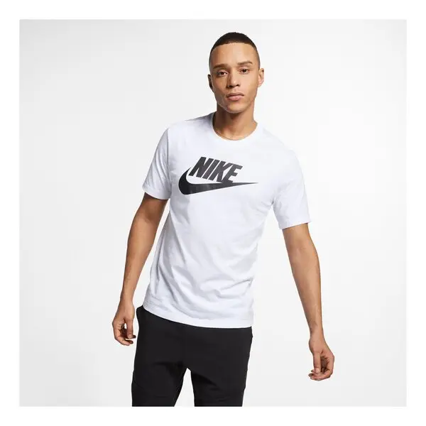 Nike Classical Logo Printed Tee - White