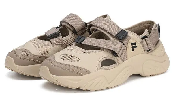 FILA FUSION Conch Sandals - Brown/black