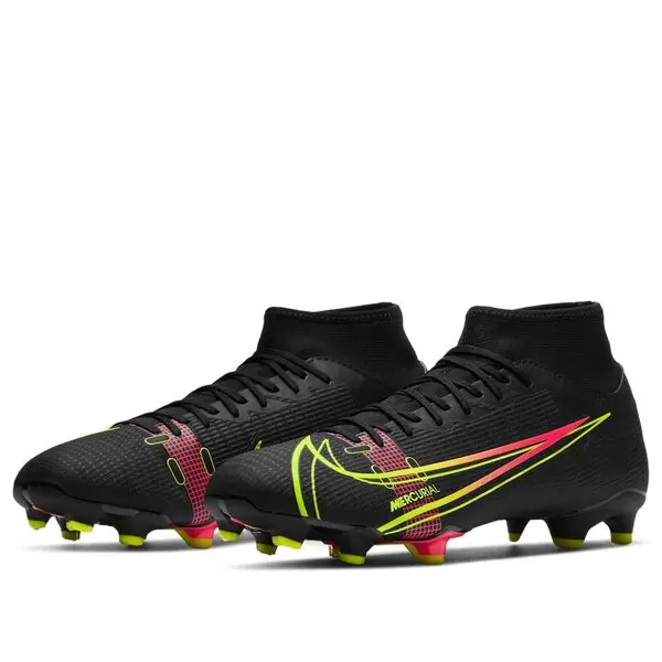 Nike Mercurial Superfly 8 Academy Mg High Top Sneakers - Black