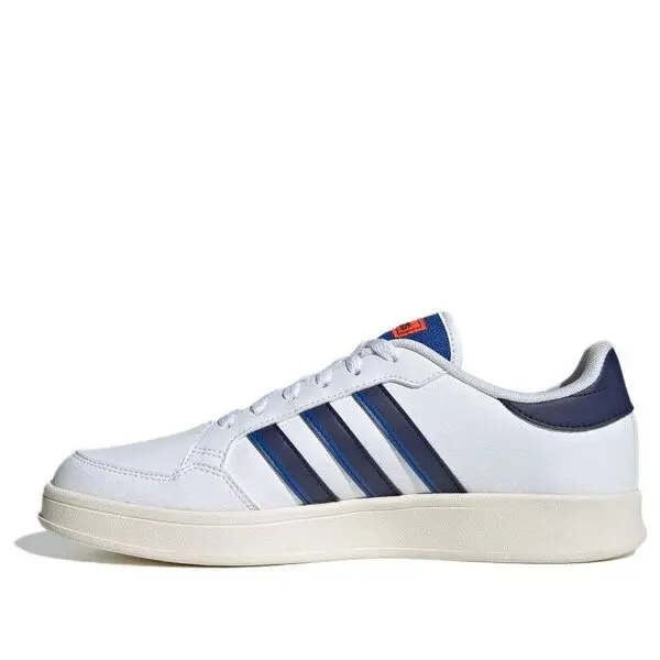 Adidas Hoops 2.0 Lace-up Sneakers - White/navy