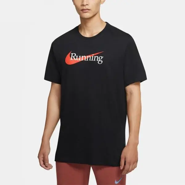 Nike Logo Graphic Short Sleeve Tee - Black