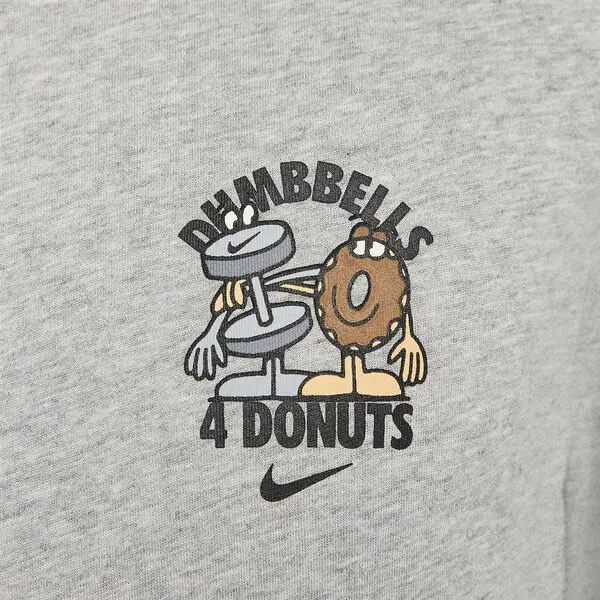 Nike Dumb-bell T-shirt 'grey - Grey/multi-color