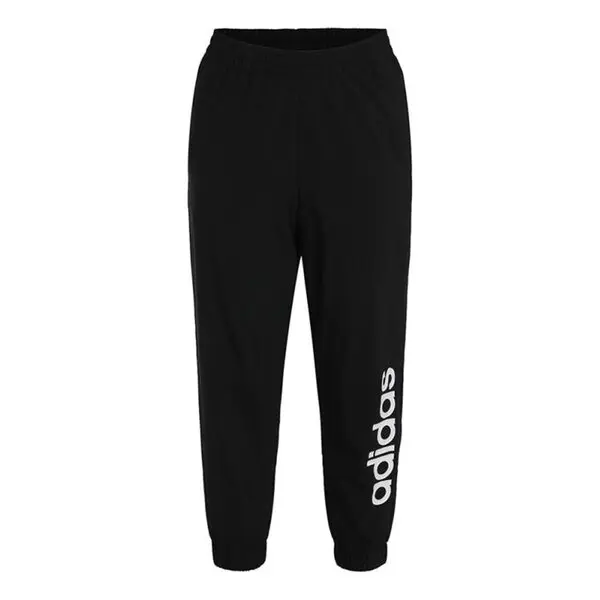 Adidas Logo Print Track Pants - Black