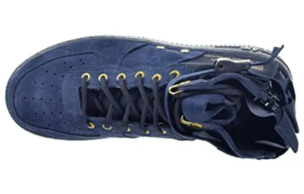 Nike Sf Air Force 1 Mid High Top Sneakers - Blue