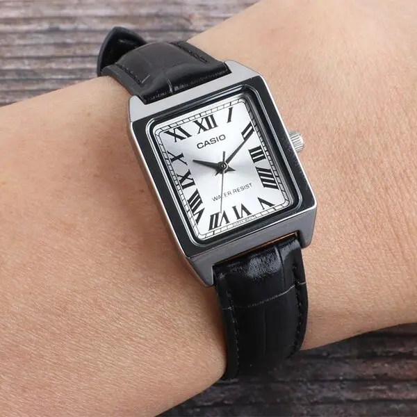 Casio Quartz Analog Watch - Silverblack