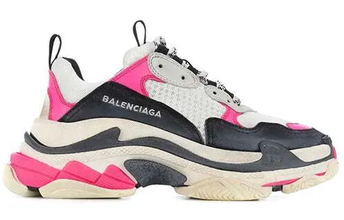 Balenciaga Triple S Trainer - Black/white/pink