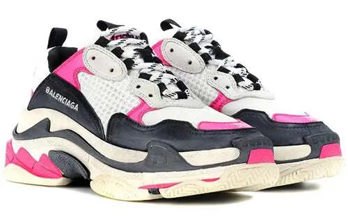 Balenciaga Triple S Trainer - Black/white/pink
