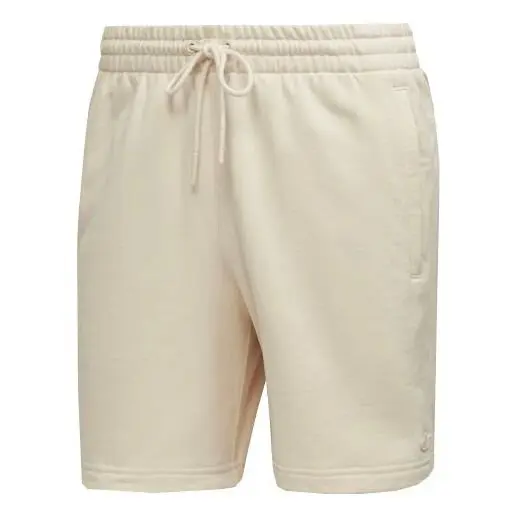 Adidas Originals C Short Ft Solid Color Small Label Sports Lacing Shorts Yellow - Default Color