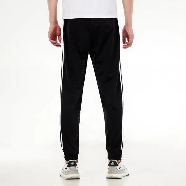 Adidas 3s Jog Tp Tri Stripe Splicing Bundle Feet Sports Pants/trousers/joggers Autumn - Black