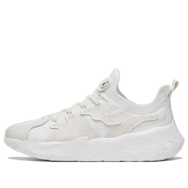 LI-NING X Jackie Chan Kungfu Sports Sneakers - White/beige