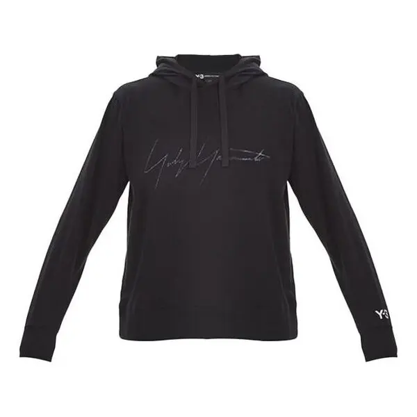 Adidas Y-3 Long Sleeve Hooded Sweatshirt