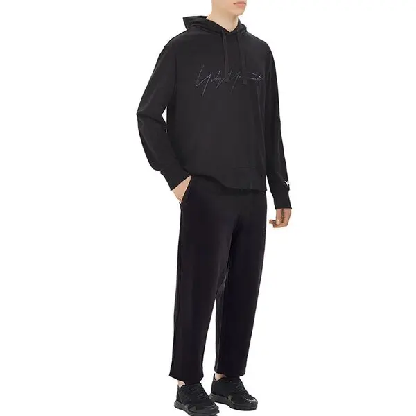 Adidas Y-3 Long Sleeve Hooded Sweatshirt