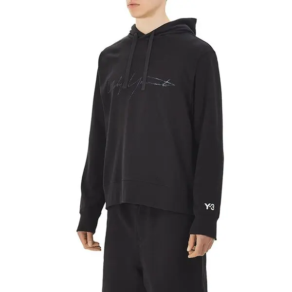 Adidas Y-3 Long Sleeve Hooded Sweatshirt