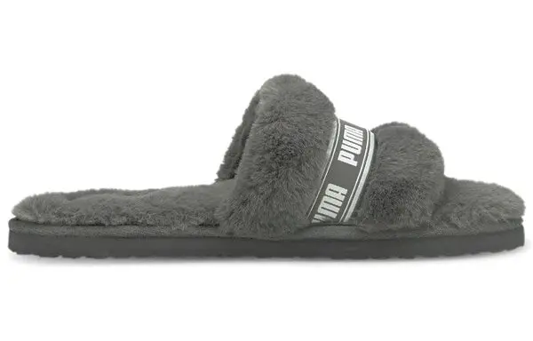 PUMA Fluff Slides - Grey