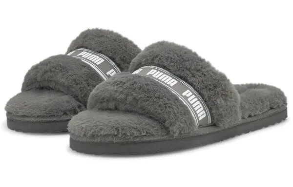PUMA Fluff Slides - Grey