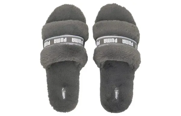 PUMA Fluff Slides - Grey