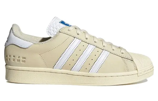Adidas Originals Superstar Low Top Sneakers - Creamyellow