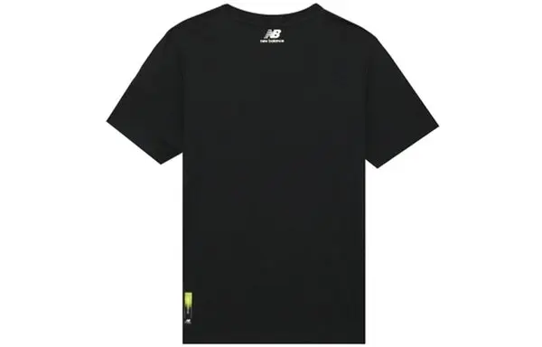 NEW BALANCE Round Neck Minimalistic Casual Short Sleeve