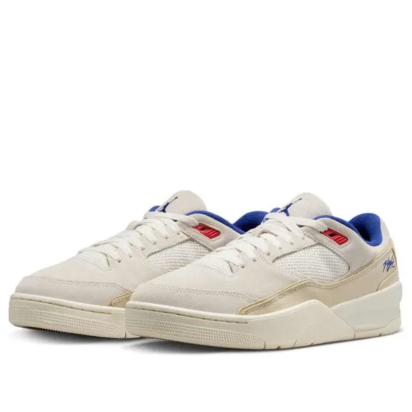 JORDAN Air Flight Court Sneakers - Beige/royal