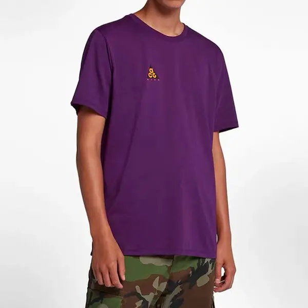 Nike We Out There." Short Sleeve Tee - Purple