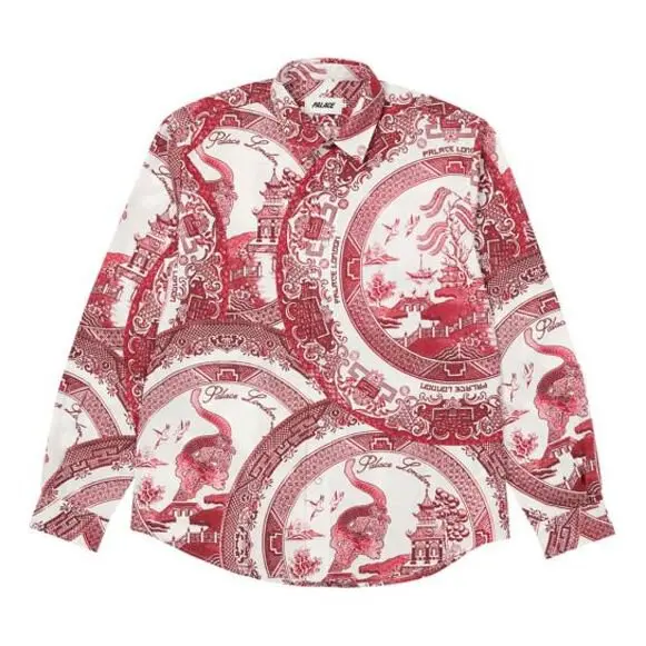 PALACE Ss22 China Plate Shirt - Red