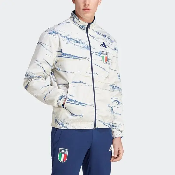 Adidas Italy Anthem Reversible Track Jacket