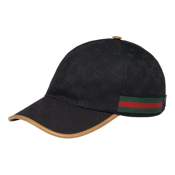 Gucci Original Gg Canvas Baseball Hat - Black