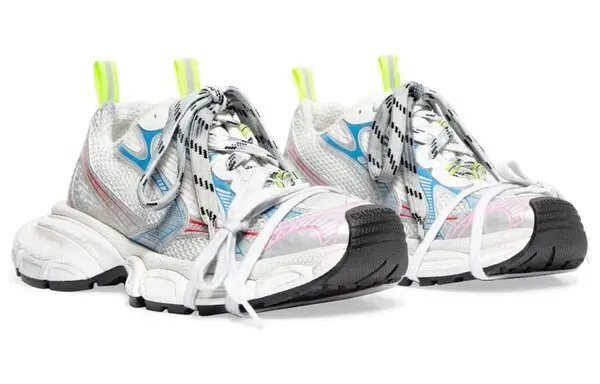 Balenciaga 3xl Sneakers - White/red/blue