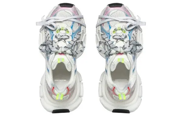 Balenciaga 3xl Sneakers - White/red/blue