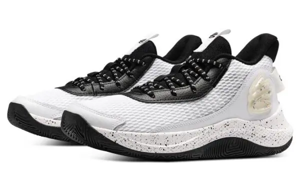 Under Armour Curry 3z7 Athletic Sneakers - White/black
