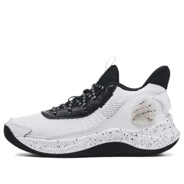 Under Armour Curry 3z7 Athletic Sneakers - White/black