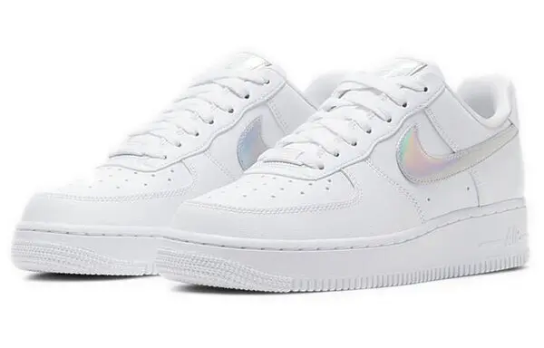 Nike Force 1 Low Iridescent Swoosh Sneakers